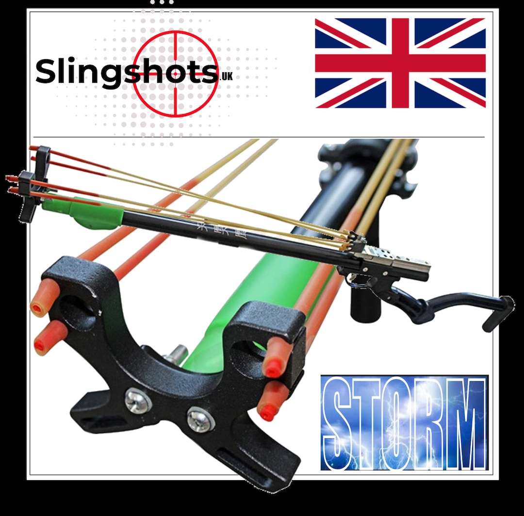 The STORM Slingshot Kit, Great Value Long Slingshot With High Rigidity ...