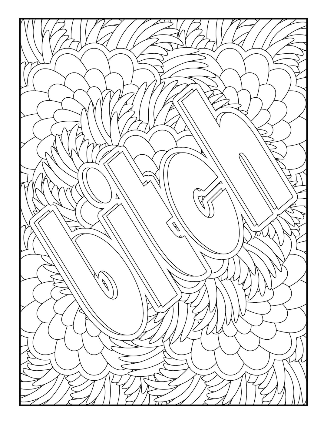 10 Cussing Coloring Pages Episode 2 - Etsy