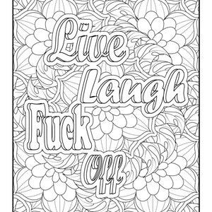 10 Cussing Coloring Pages Episode 4 - Etsy