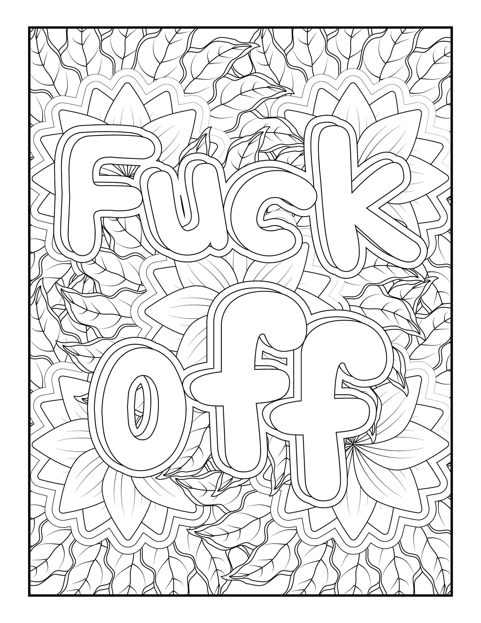 10 Cussing Coloring Pages Episode 2 - Etsy