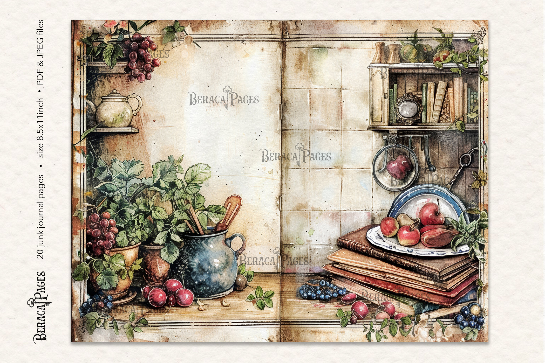 Farm Life Junk Journal Cottagecore Journal Country Life Scrapbook ...