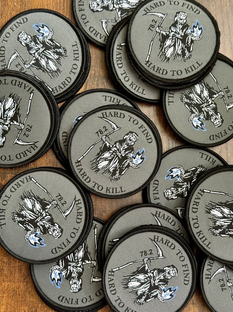 Woven Patch: "hard to Find; Hard to Kill" - Etsy