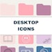 Desktop Icons Pack, Minimal Desktop Icons Organizer, PC Folder Icons ...