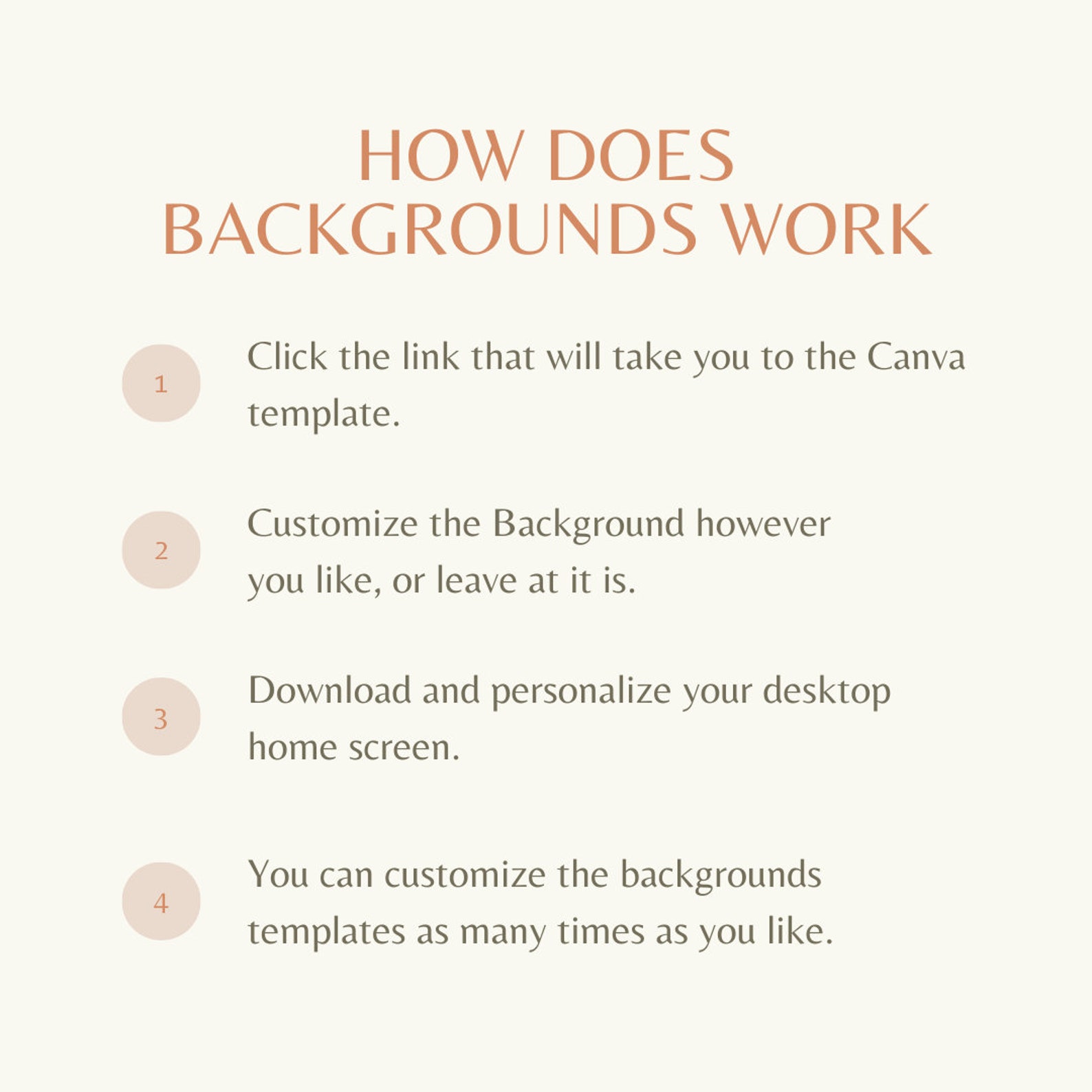 Desktop Background Template, Minimalist Desktop Organizer, Commercial ...