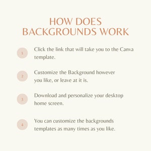 Desktop Background Template, Minimalist Desktop Organizer, Commercial ...