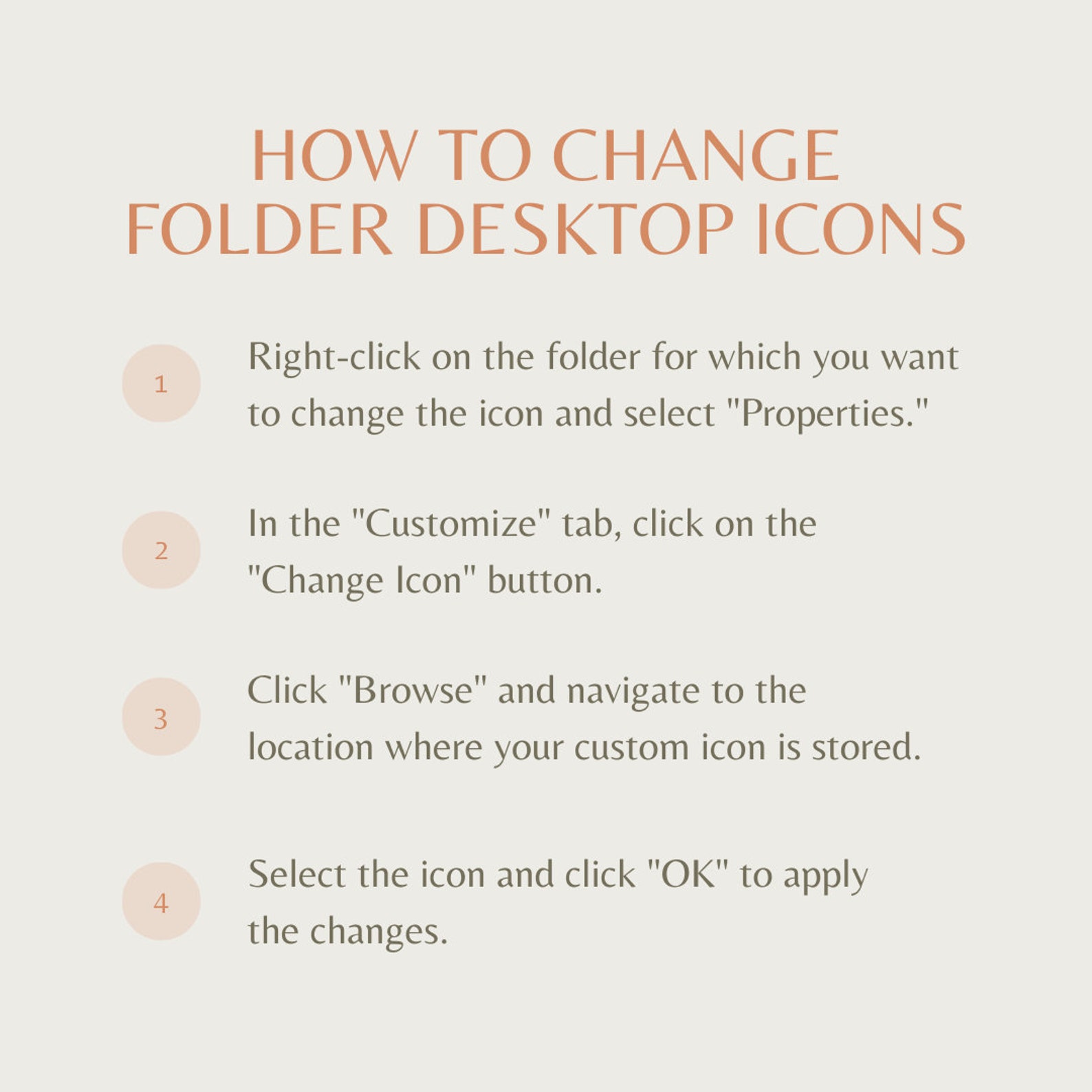 Desktop Icons Pack, Minimal Desktop Icons Organizer, PC Folder Icons ...