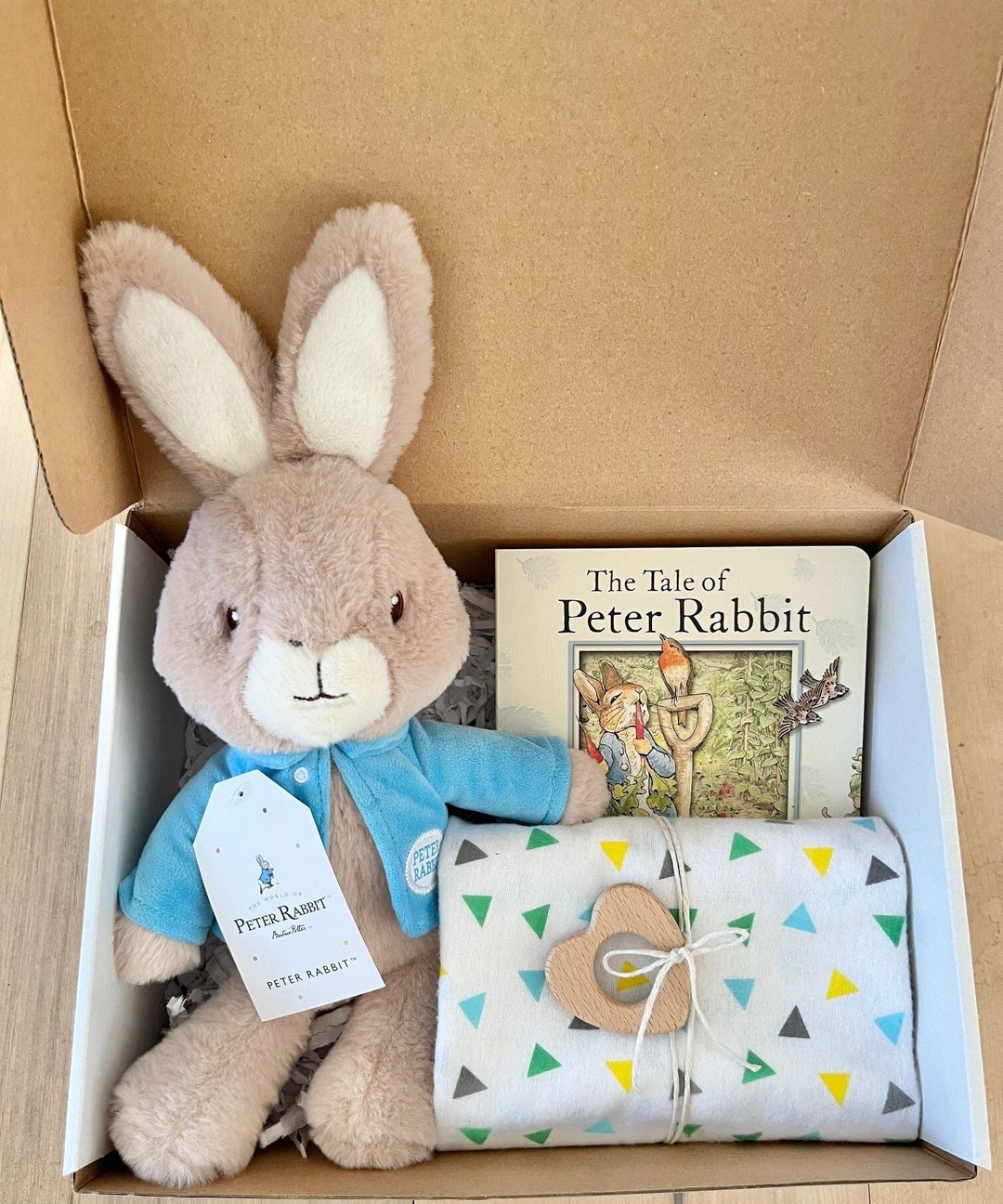 Peter Rabbit Baby Gift Box, Baby Gift Box, Bunny Themed Baby Gift, Baby ...