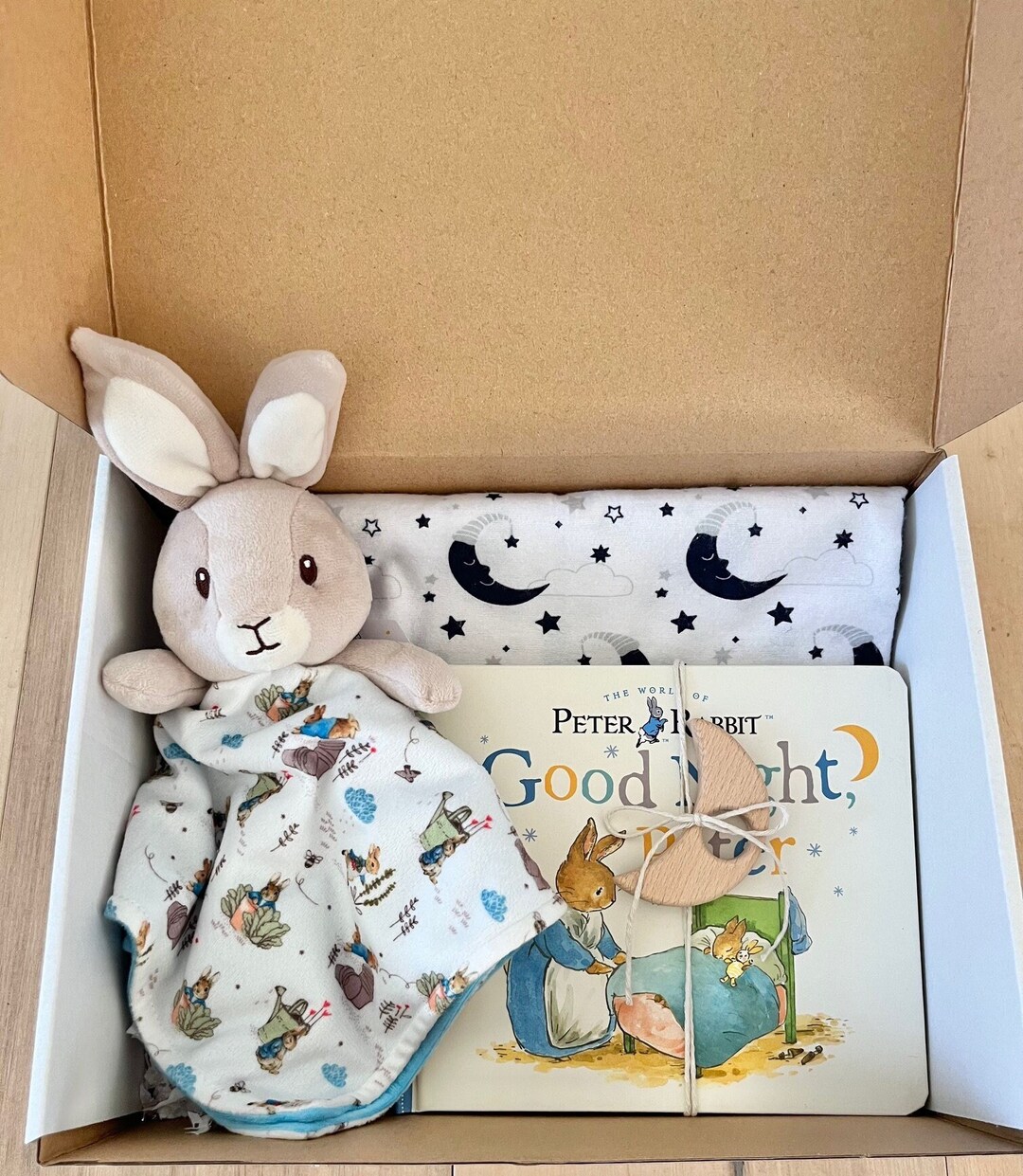 Peter Rabbit Baby Gift Box, Baby Shower Gift, Bunny Theme Baby Gift ...