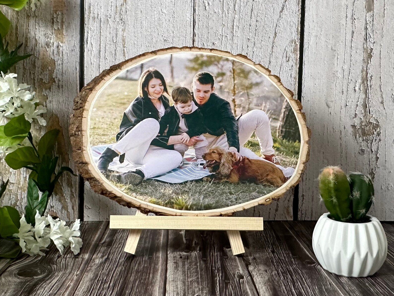 Custom Photo Transfer Wood With Your Picture Family Gift Idea Real Wood ...