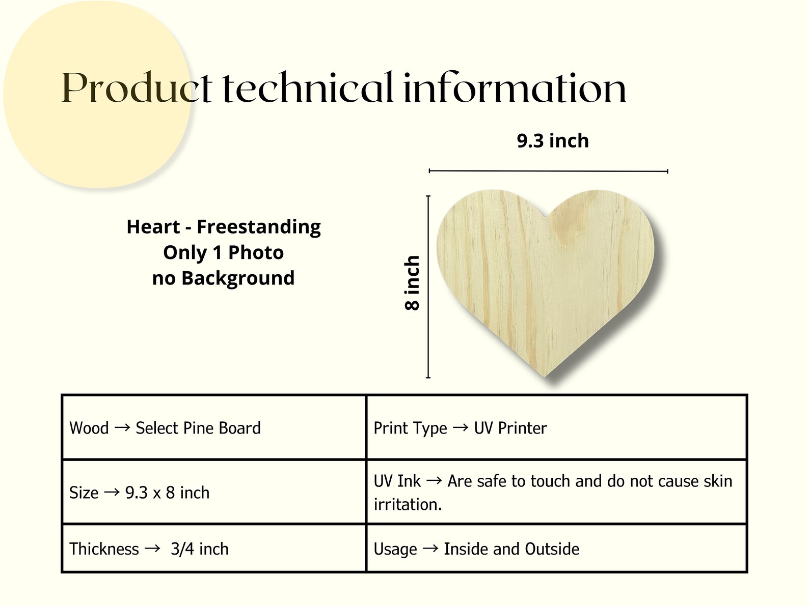 Custom Wood Print Photo Personalized Portrait From Picture Wood 5th ...