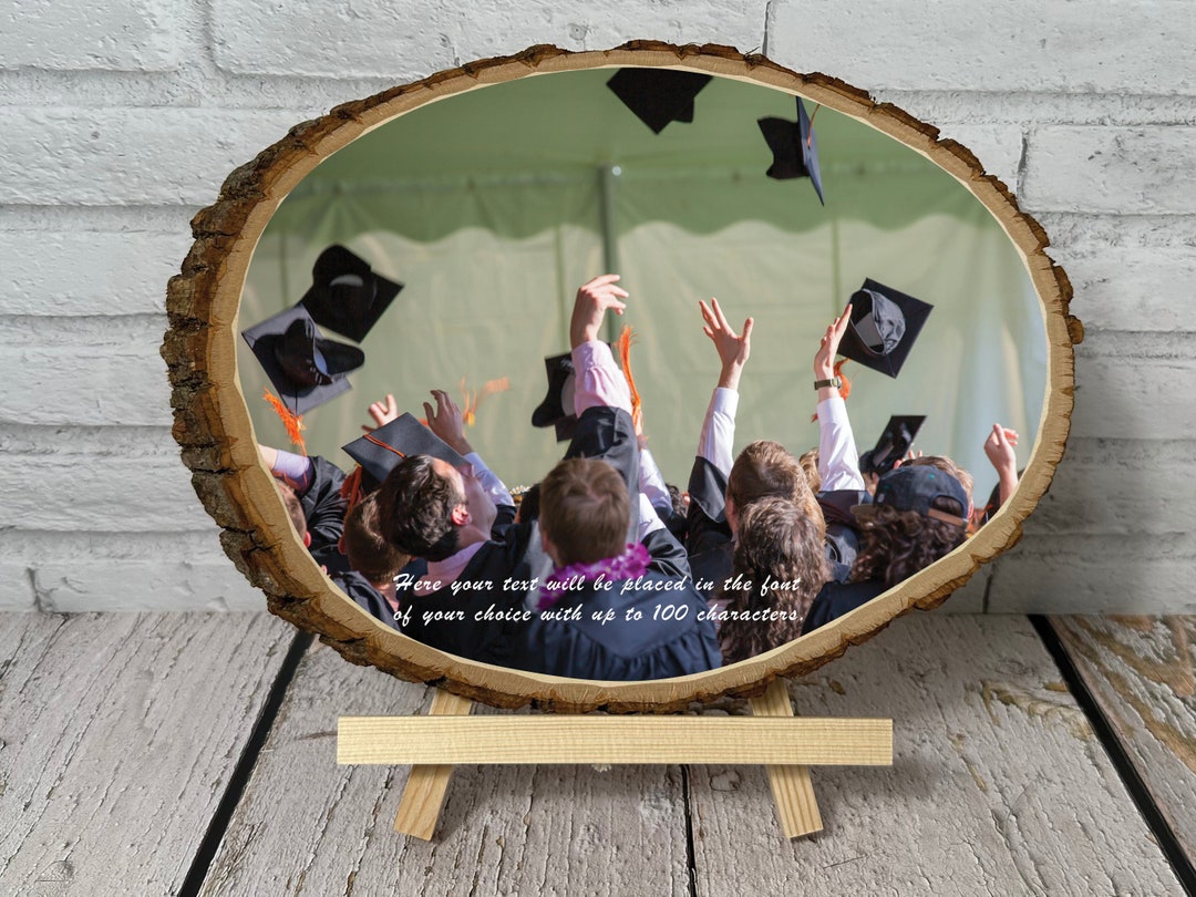 Graduation Picture Gift Wood Photo Grad Gift Wood Picture Frame Rustic ...