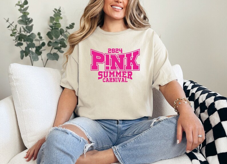 Pnk Pink Singer Summer Carnival 2024 Tour Shirt Pink Fan Lovers Shirt ...