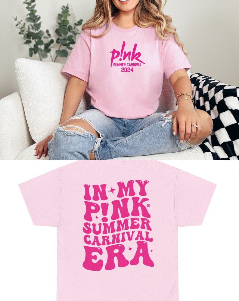 Pnk Pink Singer Summer Carnival 2024 Tour Shirt Pink Fan Lovers Shirt Trustfall Album Tour Shirt
