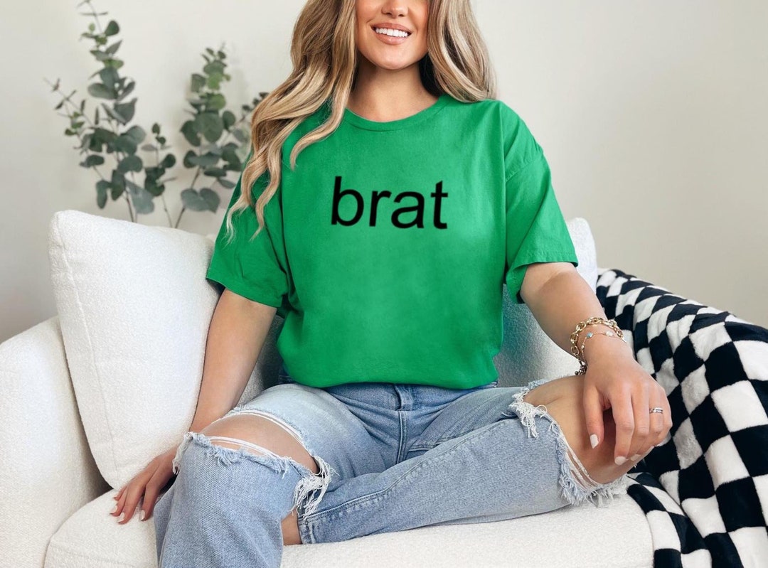 Brat Baby Tee,charli XCX Brat Album Cover T-shirt, Cult Classic, BRAT ...