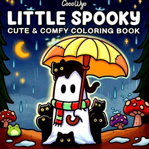Coco Wyo Little Spooky Cute & Comfy Coloring Book 41 Pages Digital ...