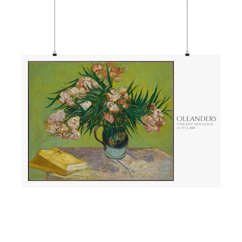 Van Gogh Oleanders Poster - Etsy