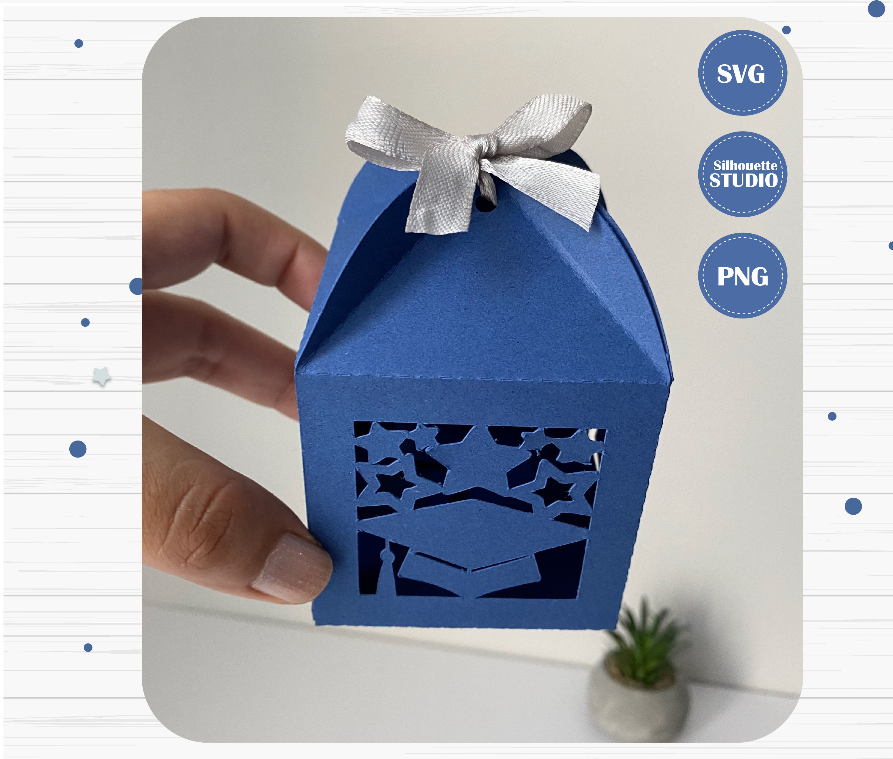 Graduation Box Template Graduation Themed Box SVG, Studio, and PNG ...