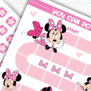 Minnie Mouse Reward Chart | Printable Behavior Chart | Daily Chore ...