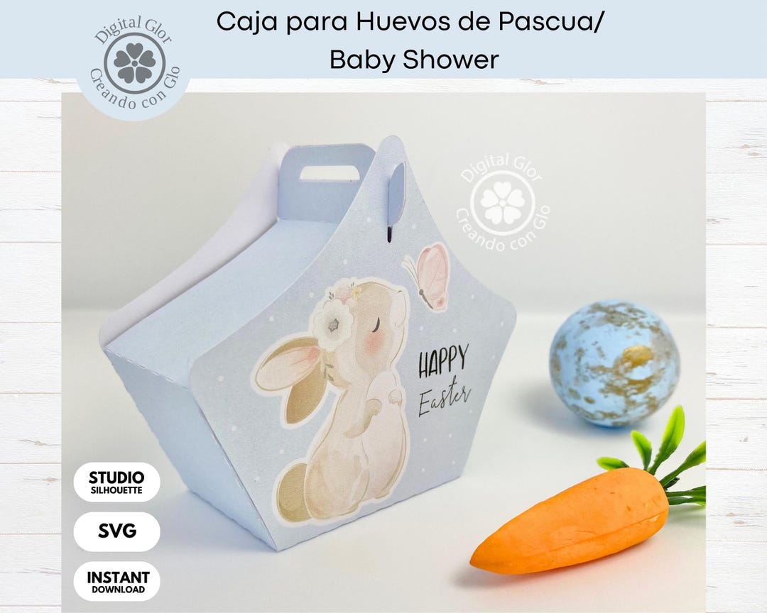 Easter Egg Box Template | Baby Showers, Easter, and Celebrations | SVG ...