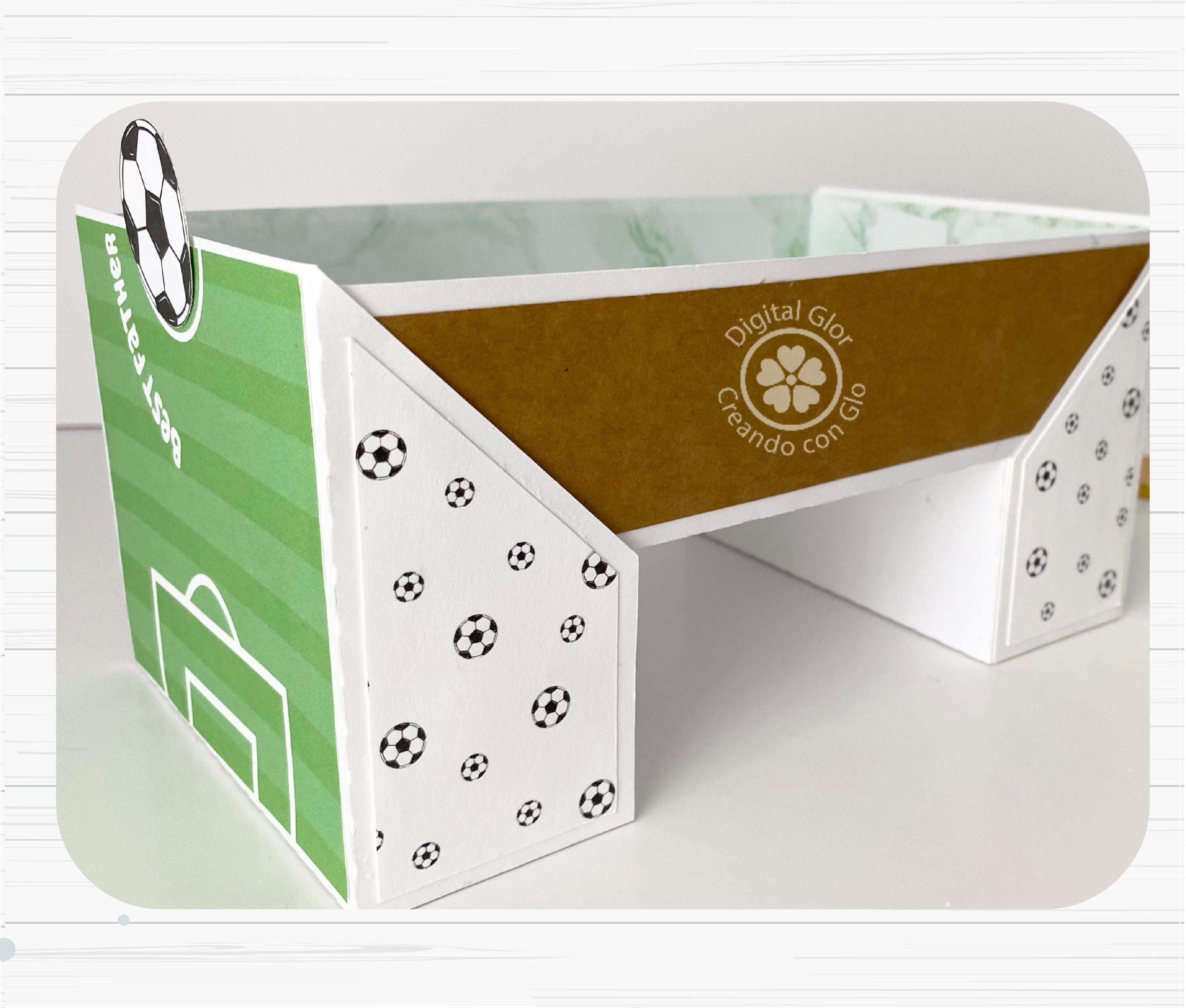 Football-themed Father's Day Tray Box Template / Football Themed ...