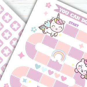 Unicorn Reward Chart | Printable Behavior Chart | Daily Chore Chart ...