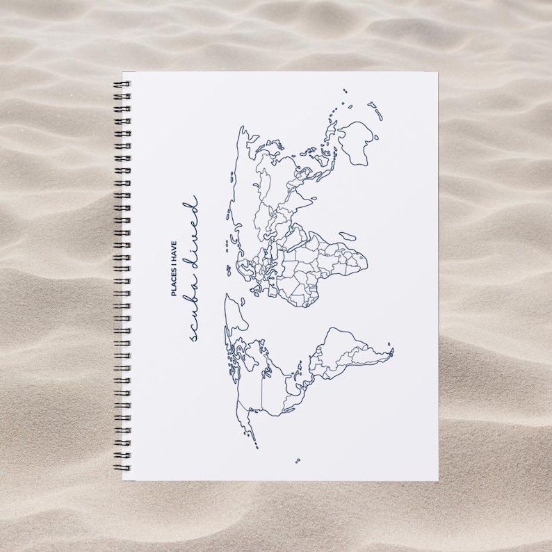 Scuba Dive Journal & Logbook | Scuba Diving Log Book | Travel Journal ...
