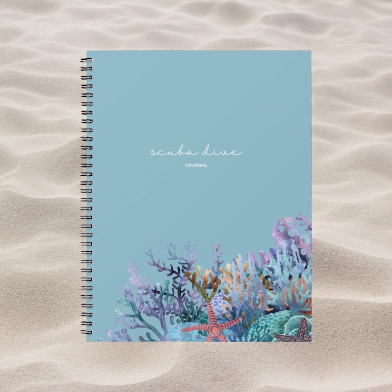 Scuba Dive Journal & Logbook | Scuba Diving Log Book | Travel Journal ...