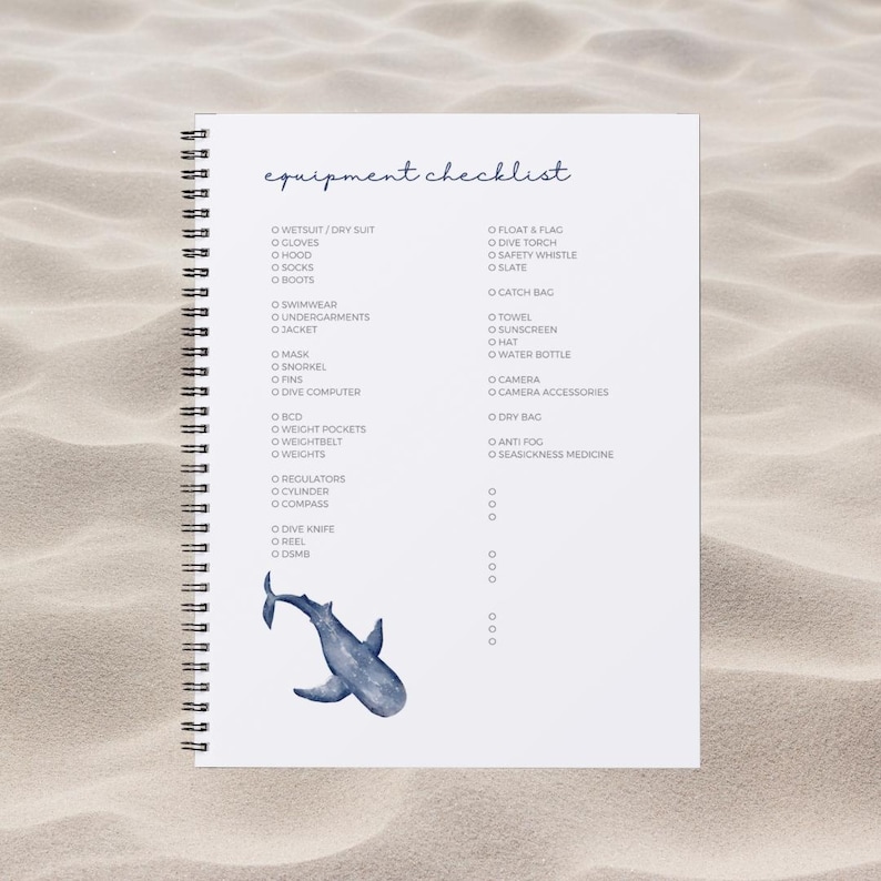 Scuba Dive Journal & Logbook | Scuba Diving Log Book | Travel Journal ...