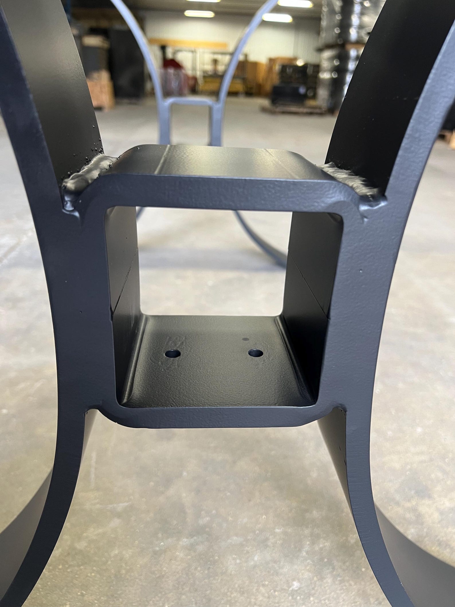 Farmsyle Curved Table Legs, Steel Curved Table Legs With Center Opening ...