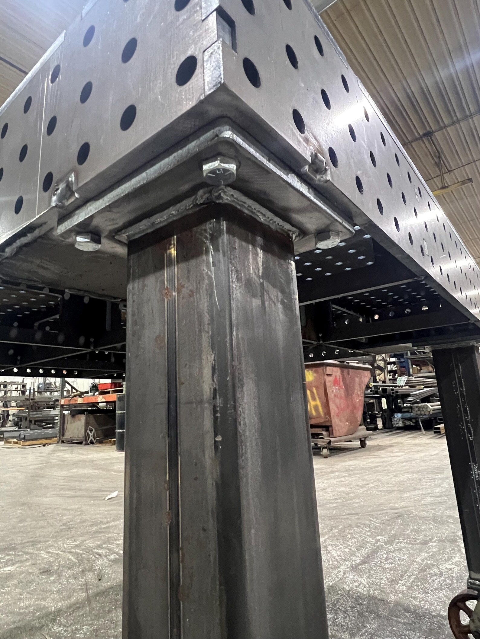 Heavy Duty 4x5 Ft Weld Table, 1/2 in Top - Etsy
