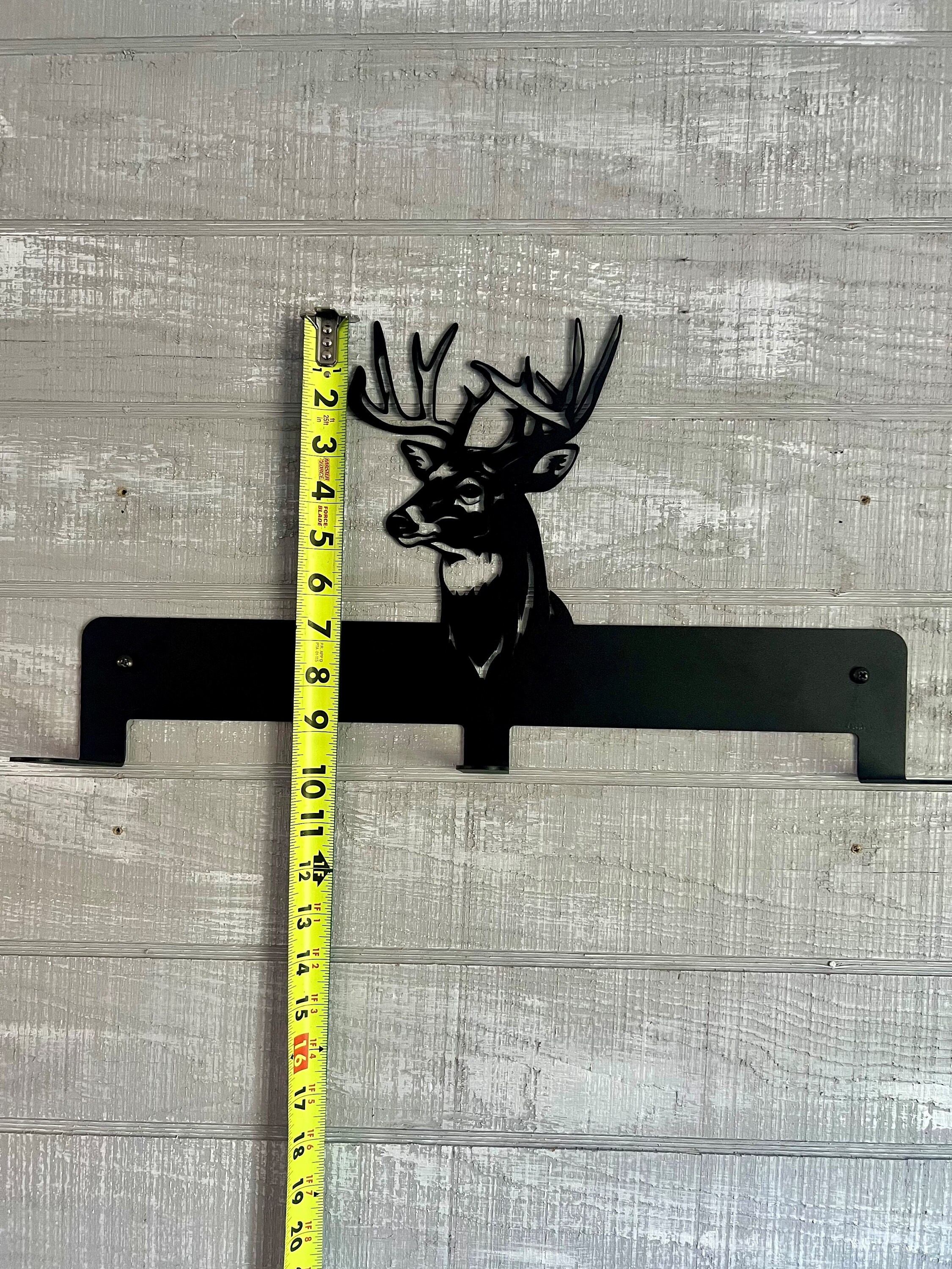 Lasered Coat Rack, Powdercoated Black, Steel Wall Hanger - Etsy