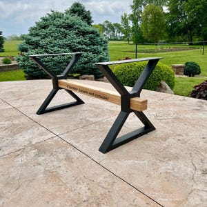 Farmhouse Table Legs, Metal X Frame, Industrial Rustic Style, Steel ...