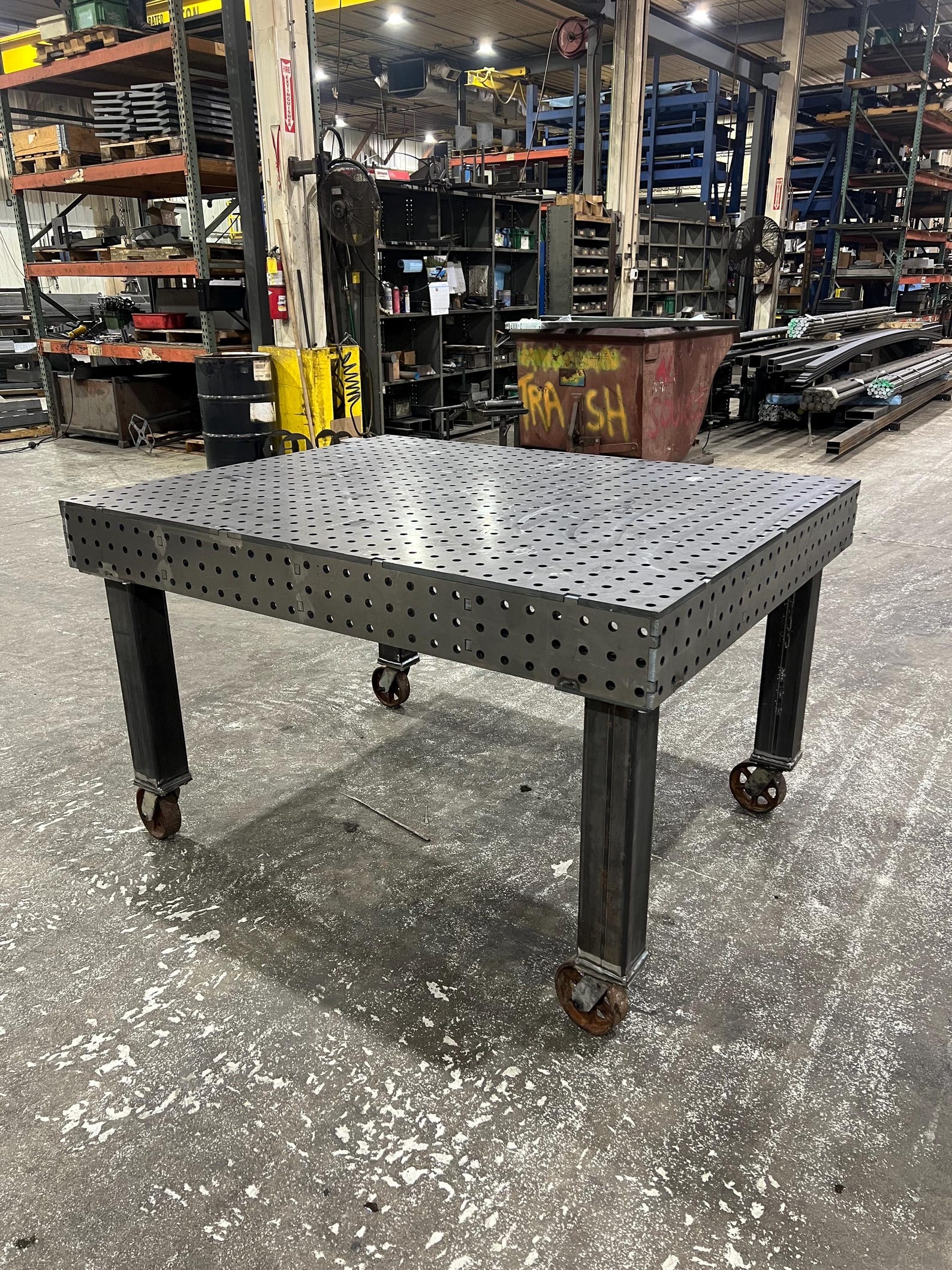 Heavy Duty 4x5 Ft Weld Table, 1/2 in Top - Etsy