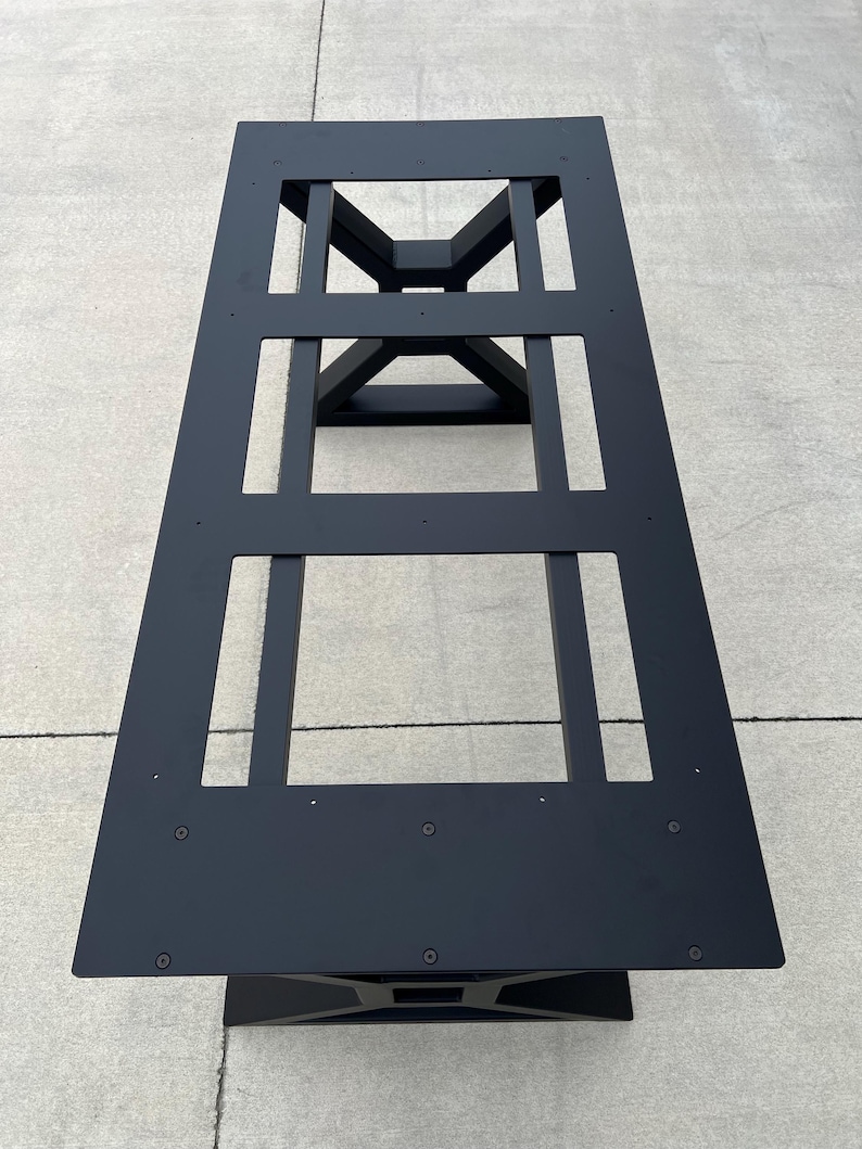 Granite Table Base: Steel Farmhouse X Table Legs - Etsy