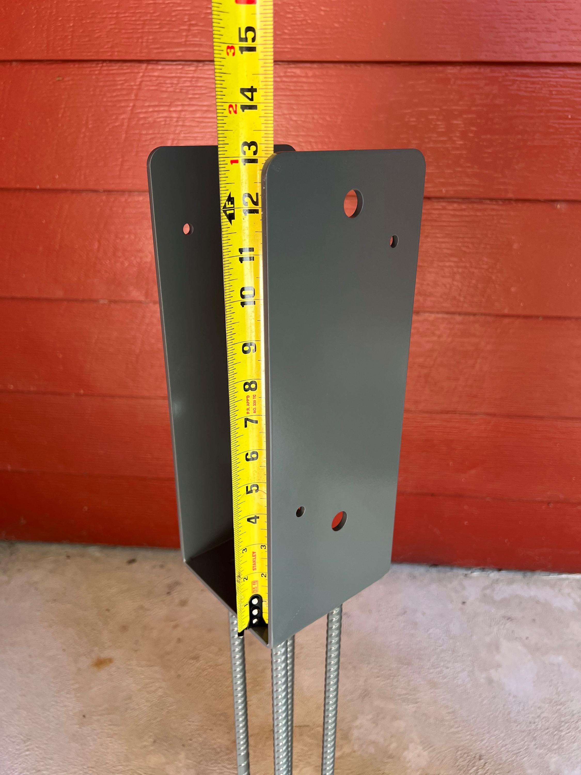 Wet Set Post Bracket: 2x6 Beam Saddle, Pole Barn Framing - Etsy