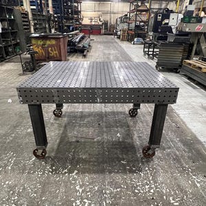 Heavy Duty 4x5 Ft Weld Table, 1/2 in Top - Etsy