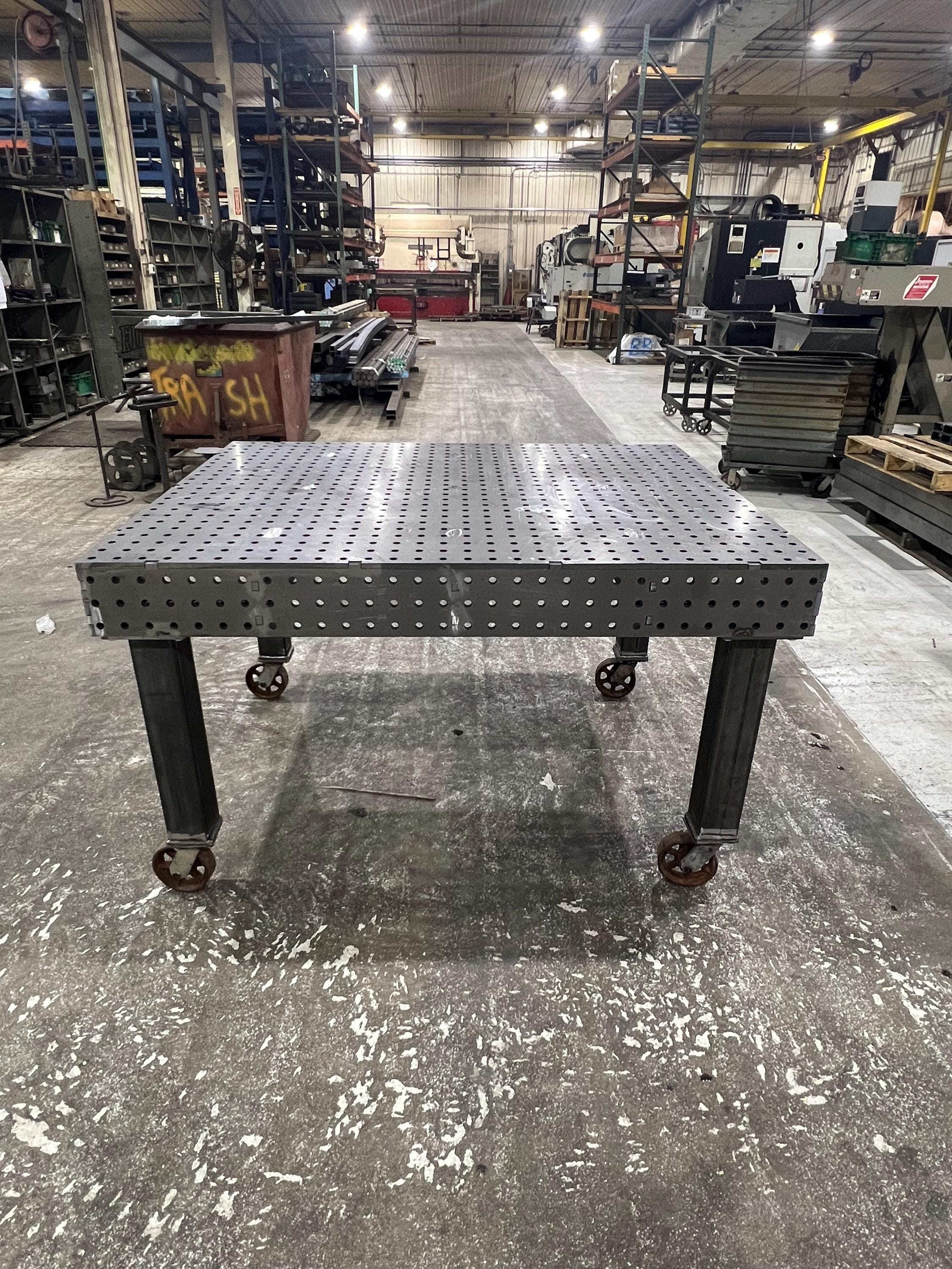 Heavy Duty 4x5 Ft Weld Table, 1/2 in Top - Etsy