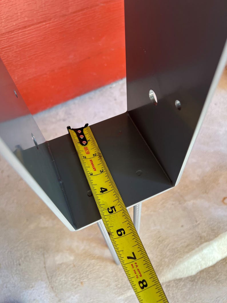Wet Set Post Bracket: 2x6 Beam Saddle, Pole Barn Framing - Etsy