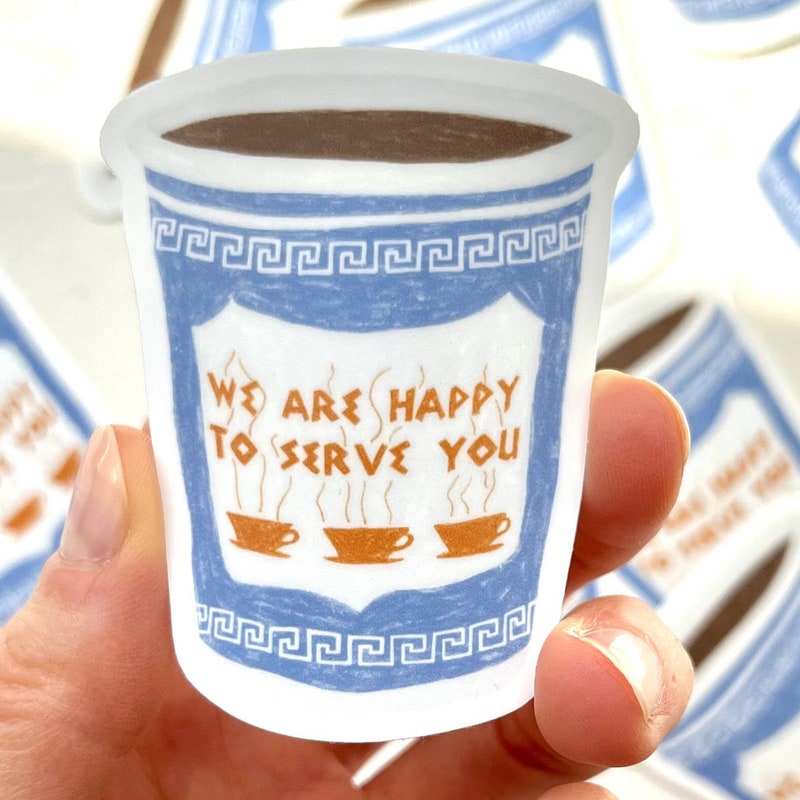 Coffee Cup Stickers - Etsy
