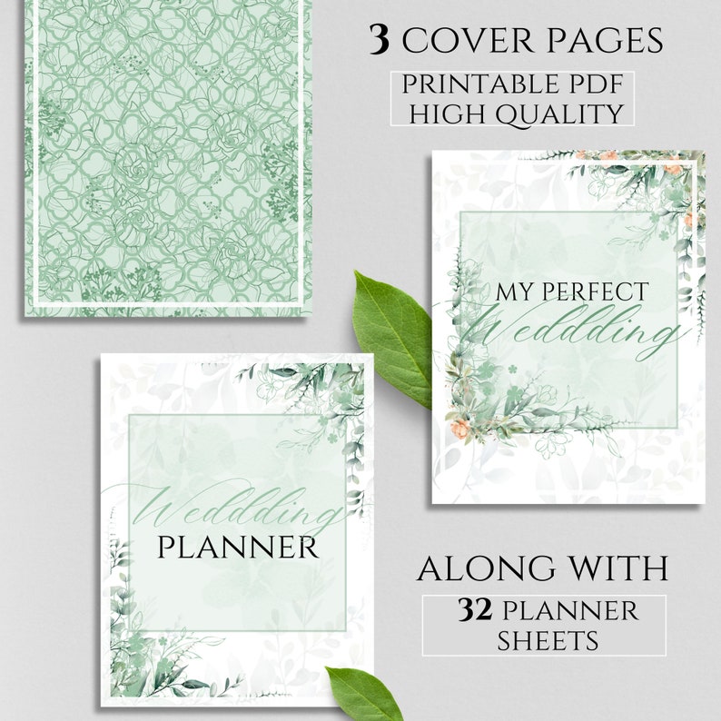 Wedding Planner Printable Wedding Planner Pages Wedding Plan Bundle ...