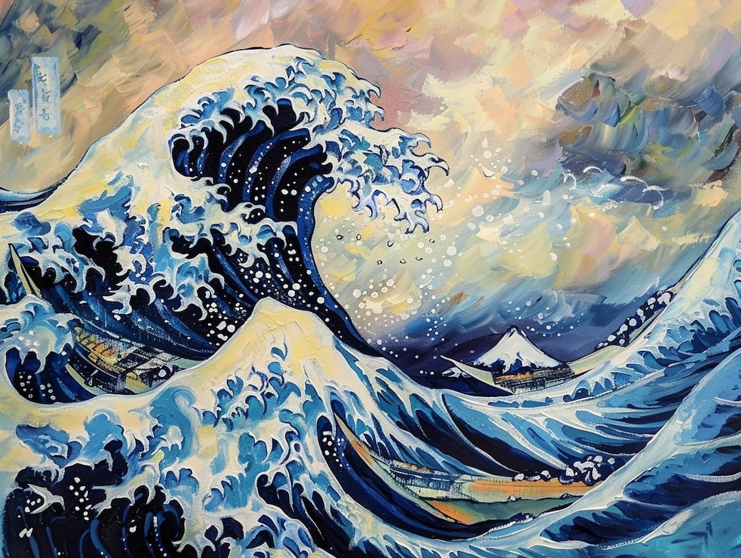 A Take On-a Wave off of Kanagawa-1 - Etsy
