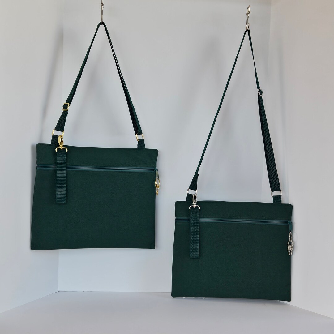 Jessie 2 CROSSBODY BAG in Cordura Nylon- a 2 Sided Bag Has a Built in ...