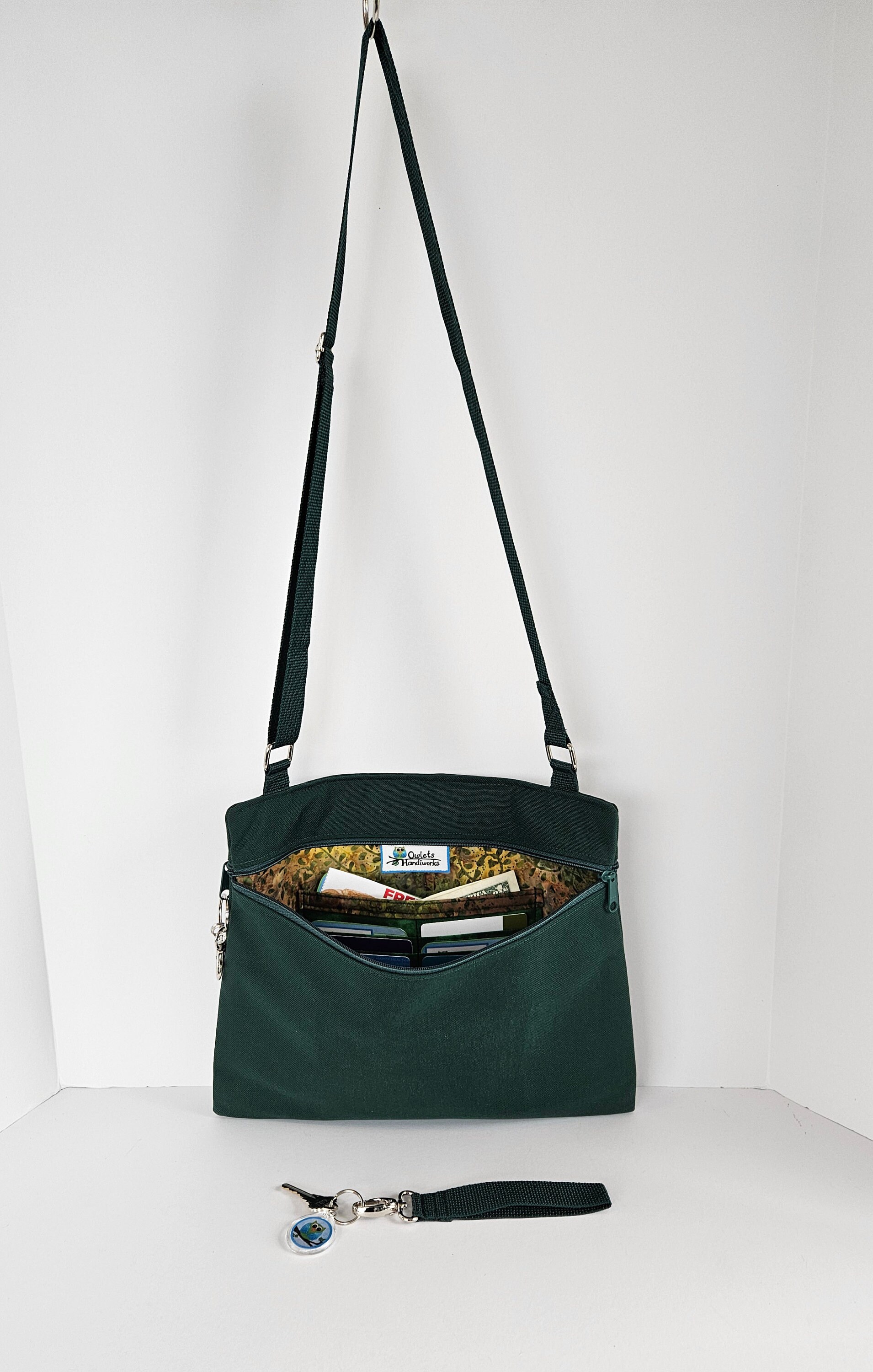 Jessie 2 CROSSBODY BAG in Cordura Nylon a 2 Sided Bag Has a Built in ...