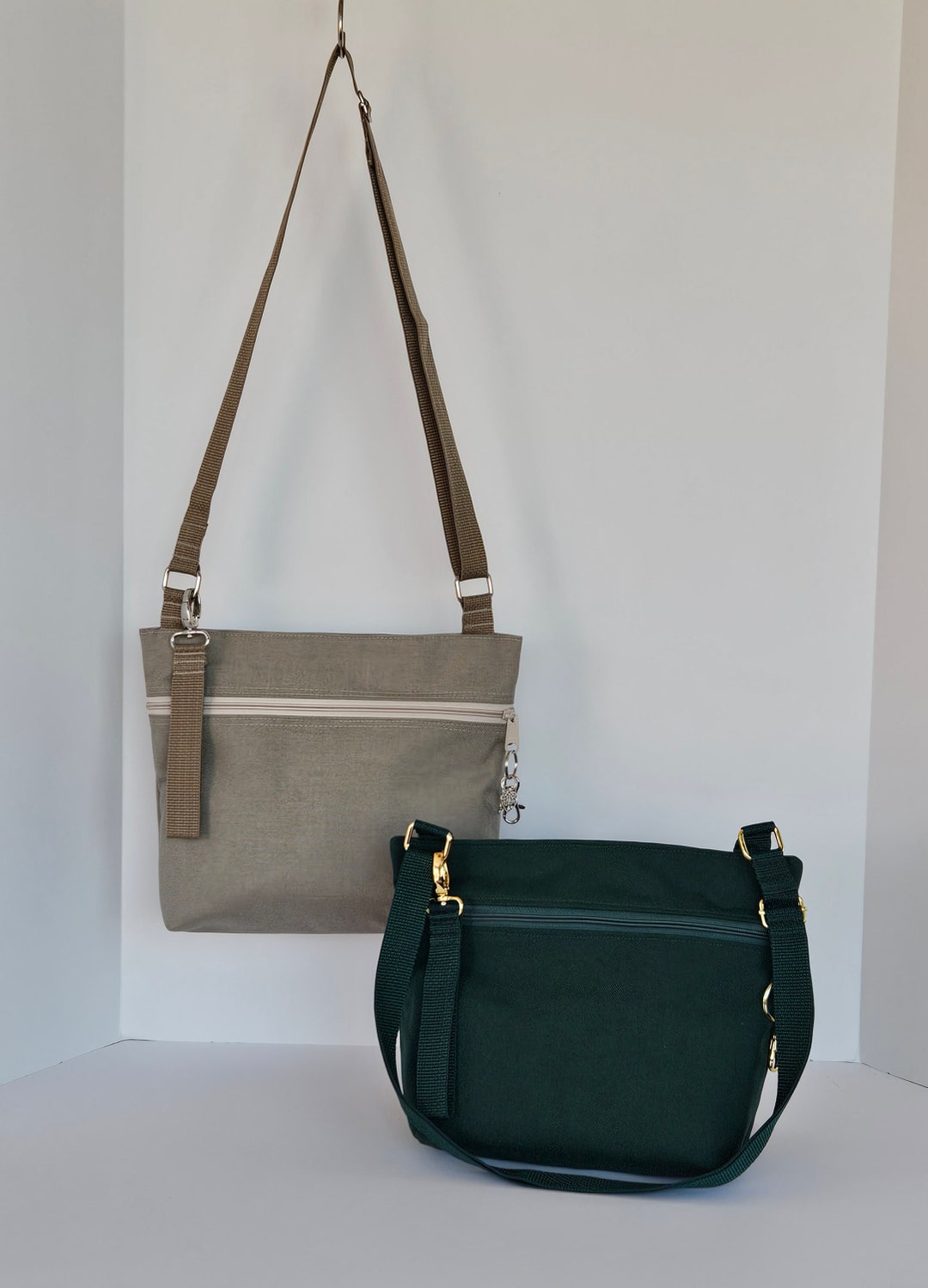 RENEE CROSSBODY BAG in Cordura Nylon- a 2 Sided Bag Has a Built in ...