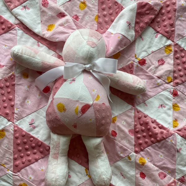 Bunny Baby Quilt - Etsy