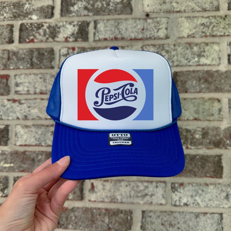 PRESALE Vintage Pepsi Cola Trucker, Mesh Hat Vintage Snapback Hat Red ...