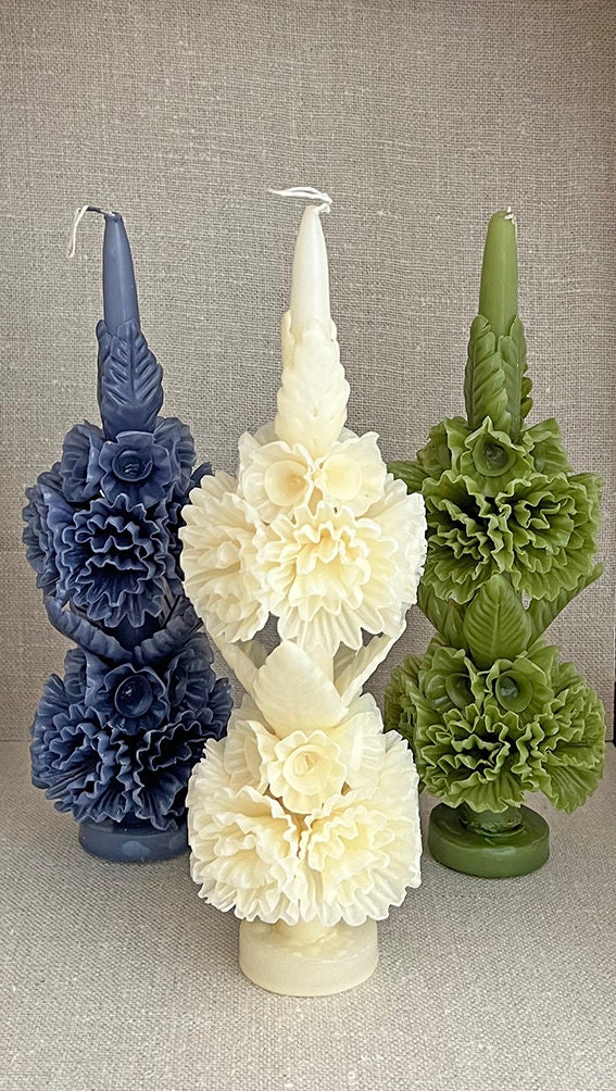 High Quality Handmade Decor Candles, by Mexican Artisans/wax Candle ...