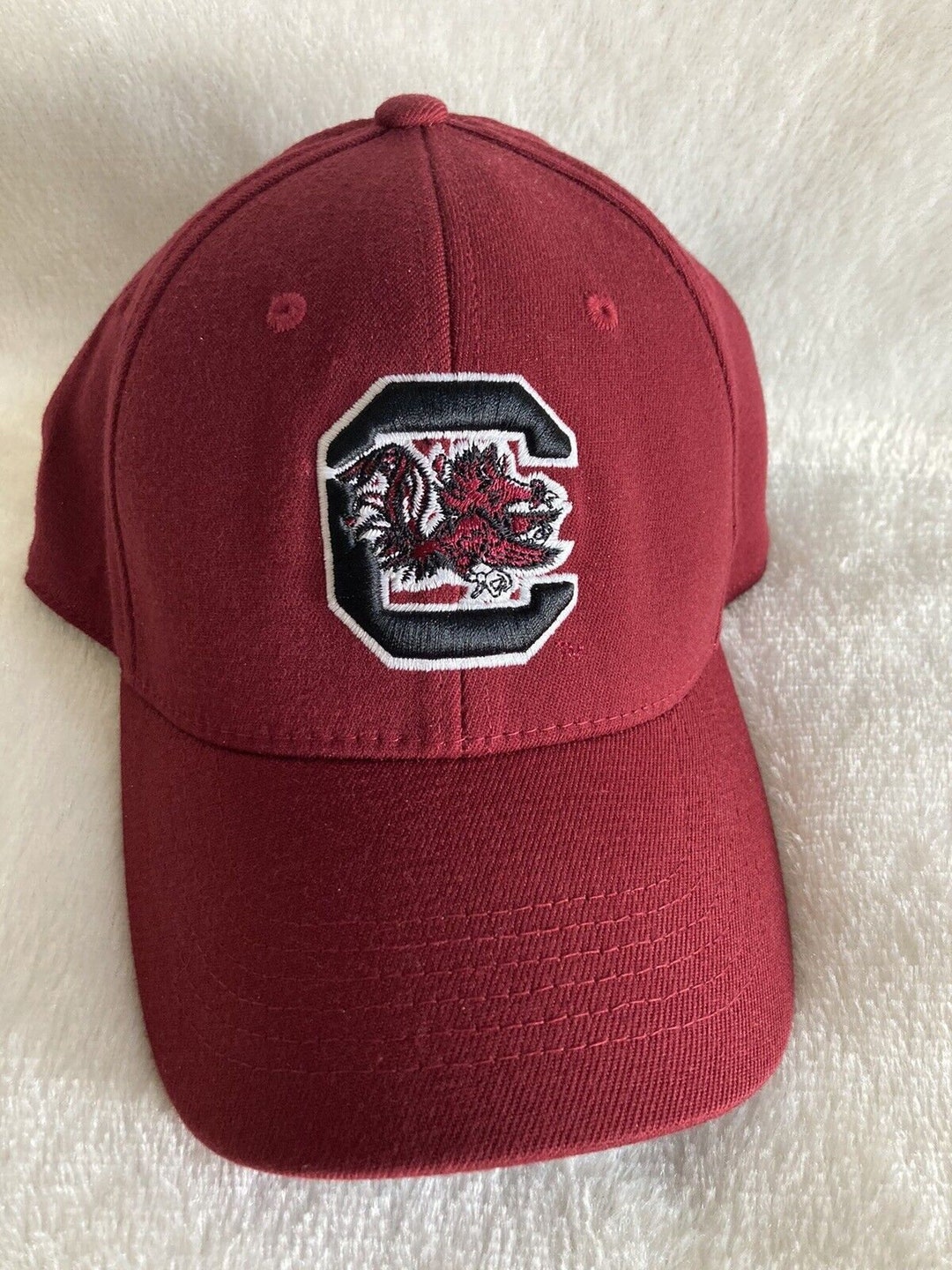 South Carolina Gamecocks Hat Cap Stretch Fit Red Large Mens Embroidered ...