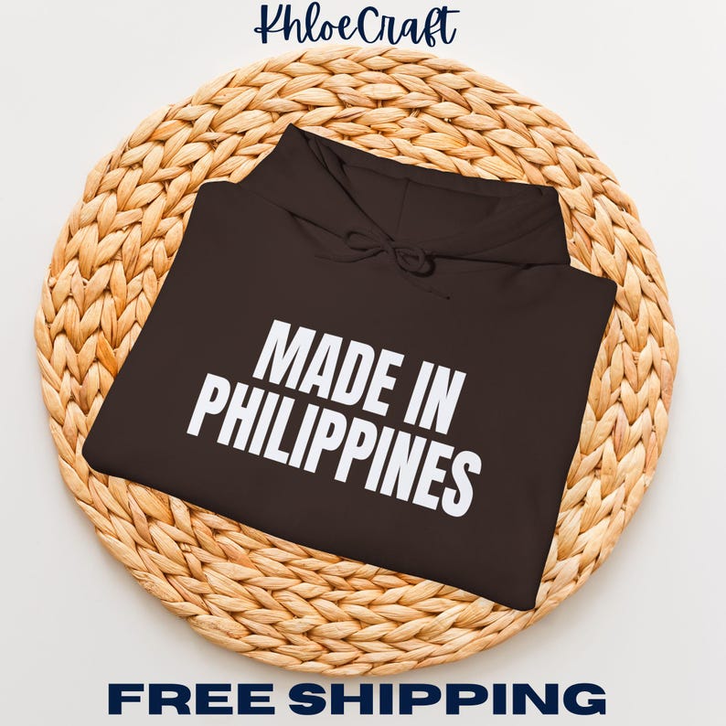 Made in Philippines Hoodie | Filipino Pride Pullover | Philippines Born ...