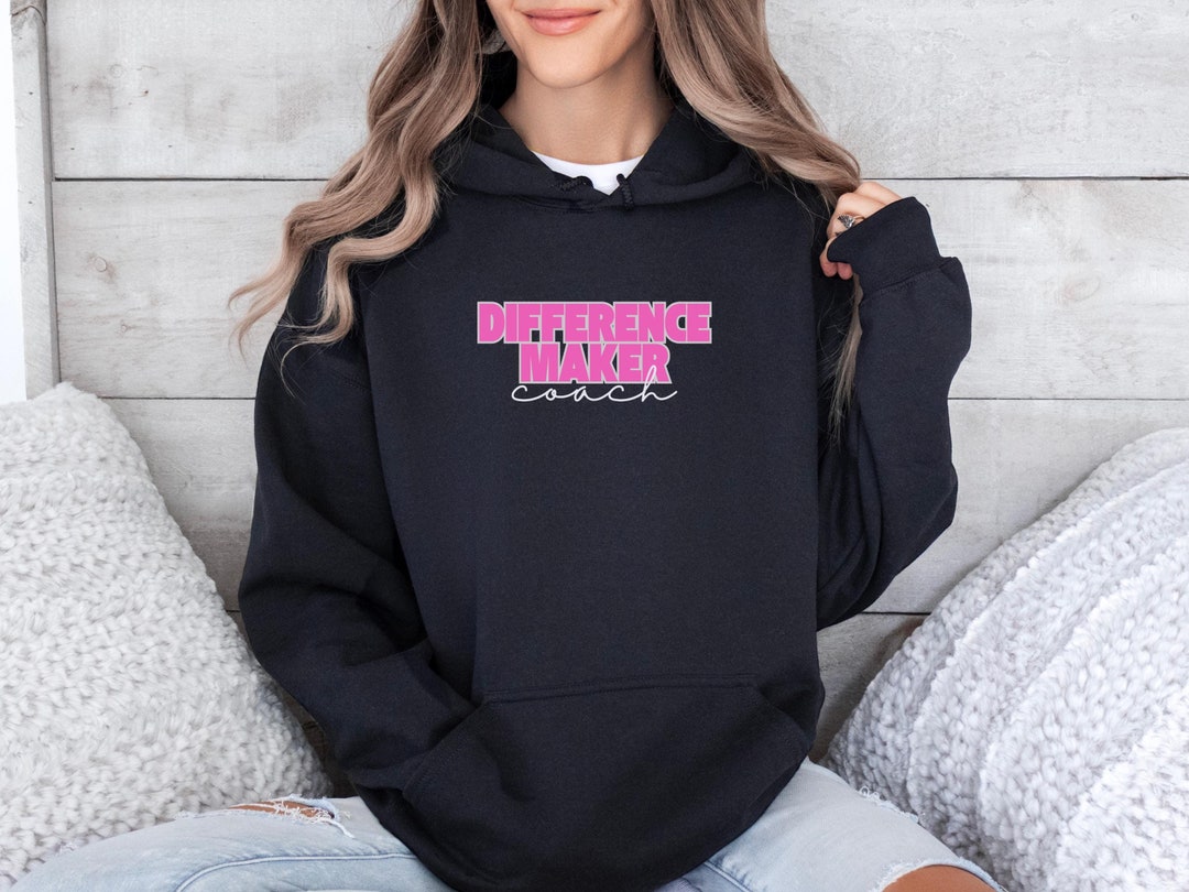 Difference Maker Coach | Coach Appreciation Hoodie Sweatshirt | Gift ...